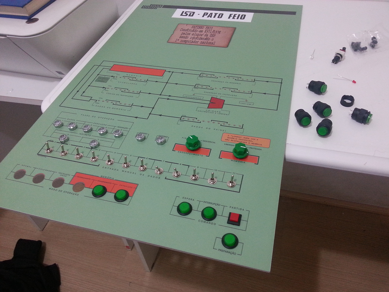 Historical preservation of the Patinho Feio computer (USP - 1971 ...