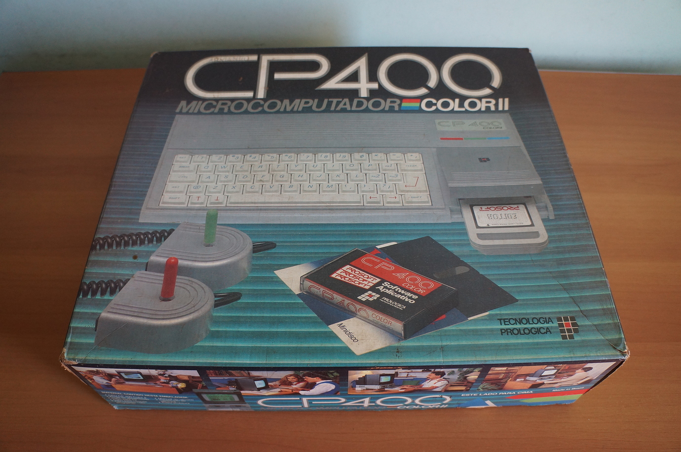 Tirando da caixa um CP 400 Color II da Prológica - Retrocomputação ...