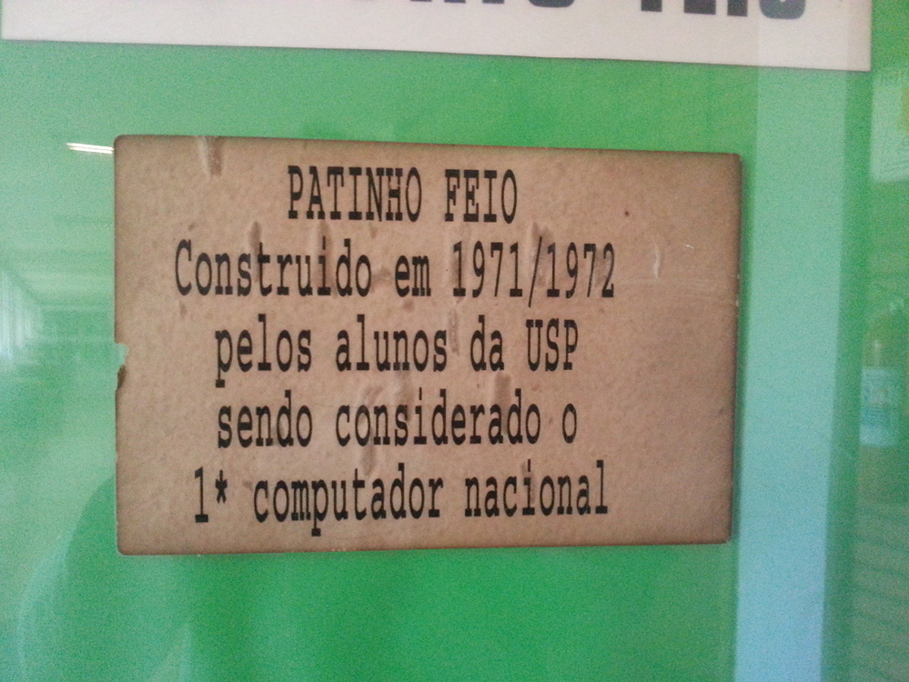 Historical preservation of the Patinho Feio computer (USP - 1971 ...